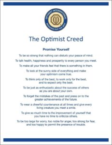 Our Creed – CW Optimists